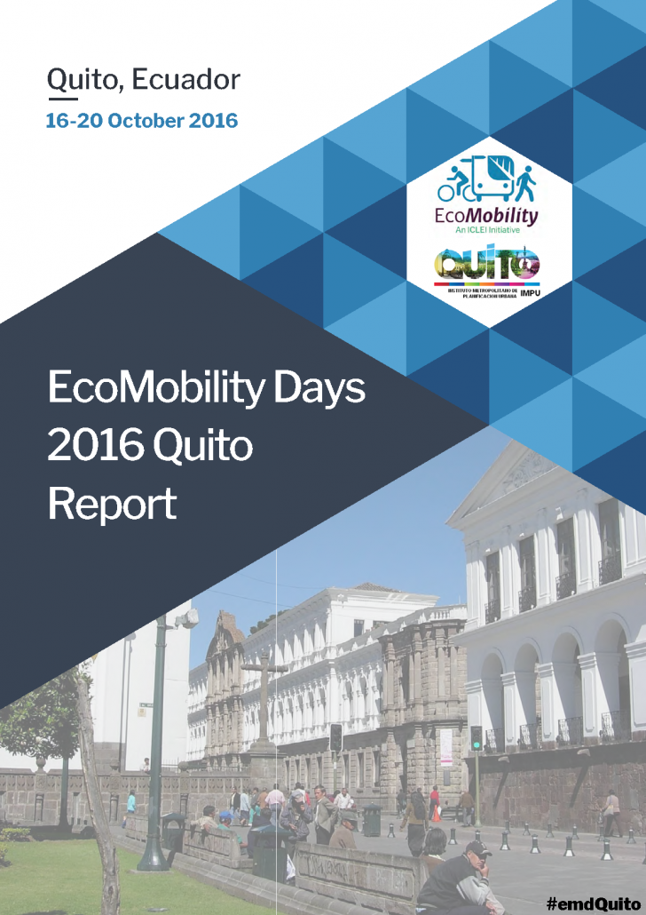 EcoMobility Days 2016 Report cover - ICLEI Sustainable Mobility